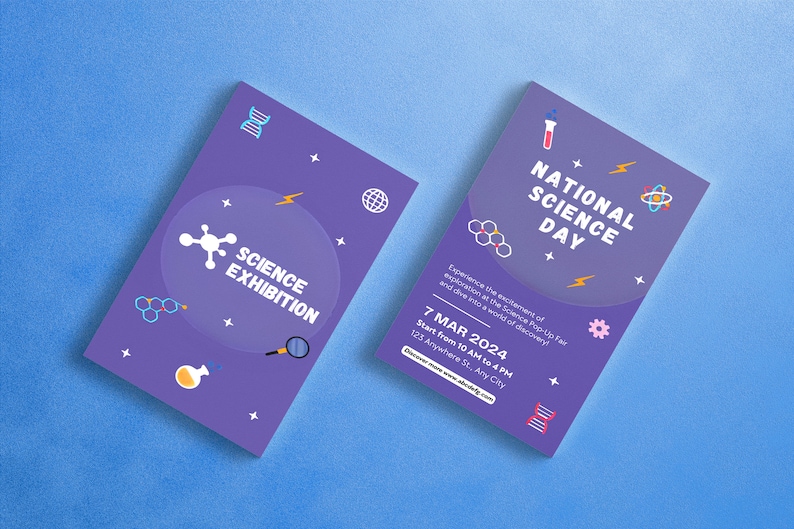 Editable Science Exhibition Invitation, Mad Scientist Invitations, Mad ...