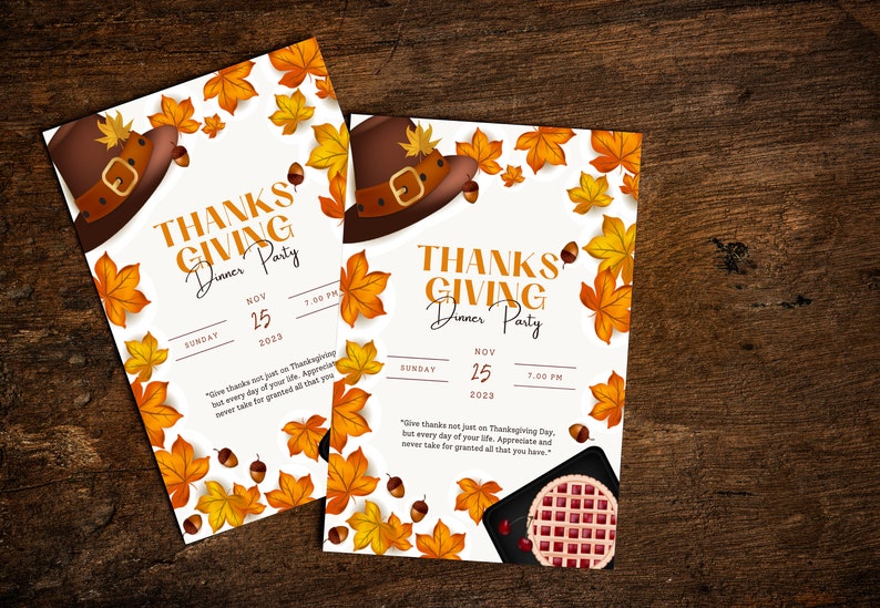 Minimalist Thanksgiving Invitation Template Printable Friendsgiving
