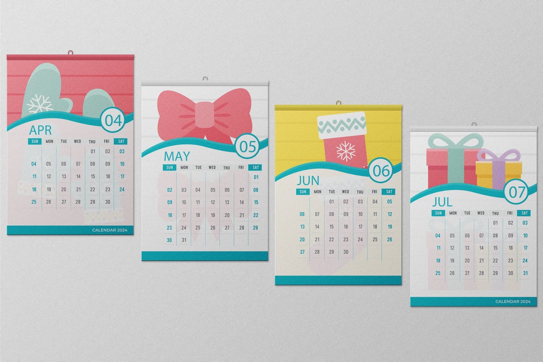 Sweet Calendar. Digital Wall Calendar Instant Download. - Etsy