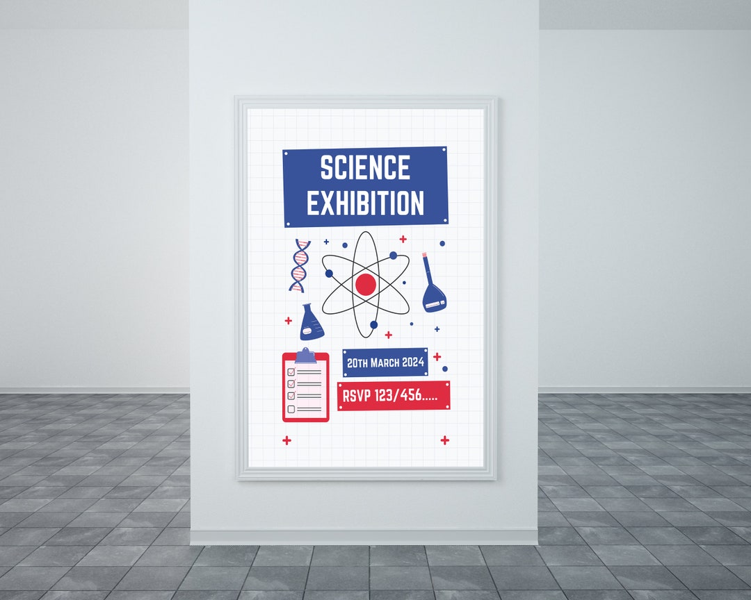 Editable Science Invitation, Science School Exhibition Invitation ...