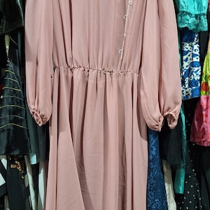 MAXINE Vintage Dusty Rose Dress - Etsy