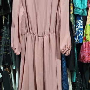 MAXINE Vintage Dusty Rose Dress - Etsy