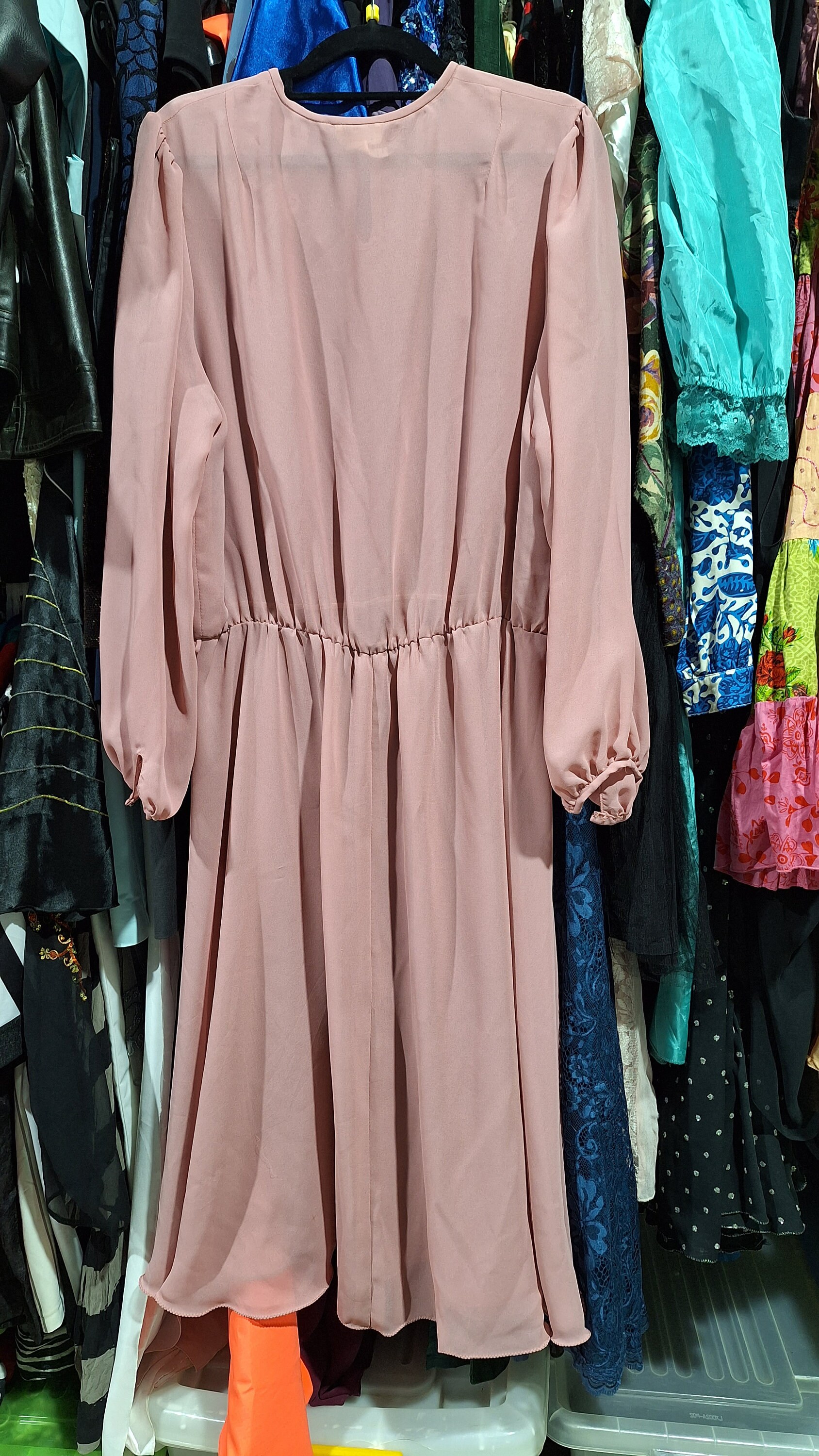 MAXINE Vintage Dusty Rose Dress - Etsy