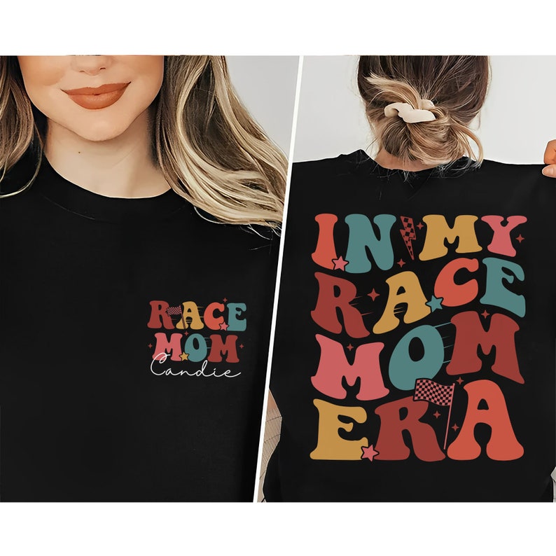 In My Race Mom Era Shirt, Custom Race Mom Shirt, Race Mama Tshirt ...