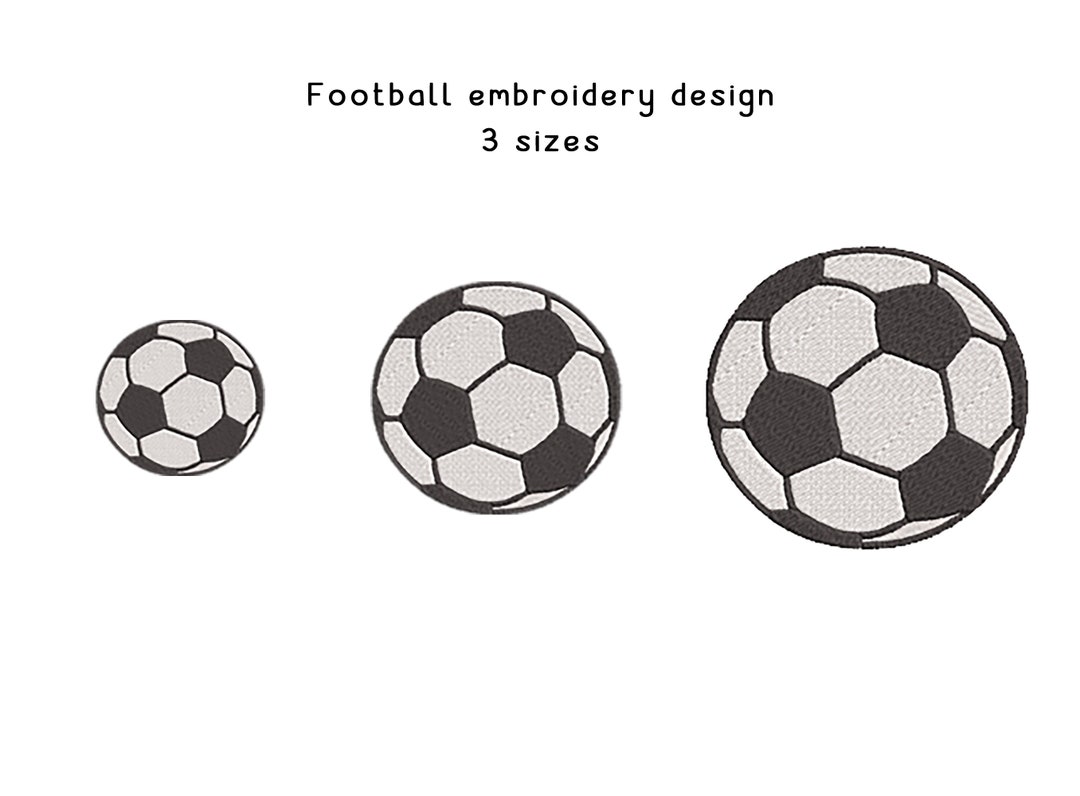 Football Embroidery Design, Machine Embroidery Design, Sport Embroidery ...