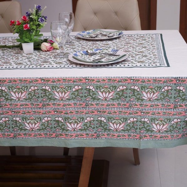 Block Print Tablecloth - Etsy