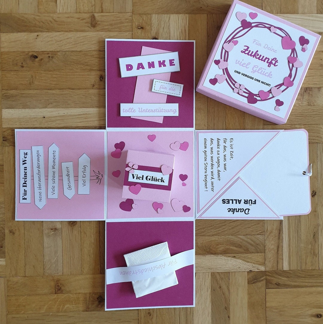 Explosion Box Retirement or Farewell - Etsy