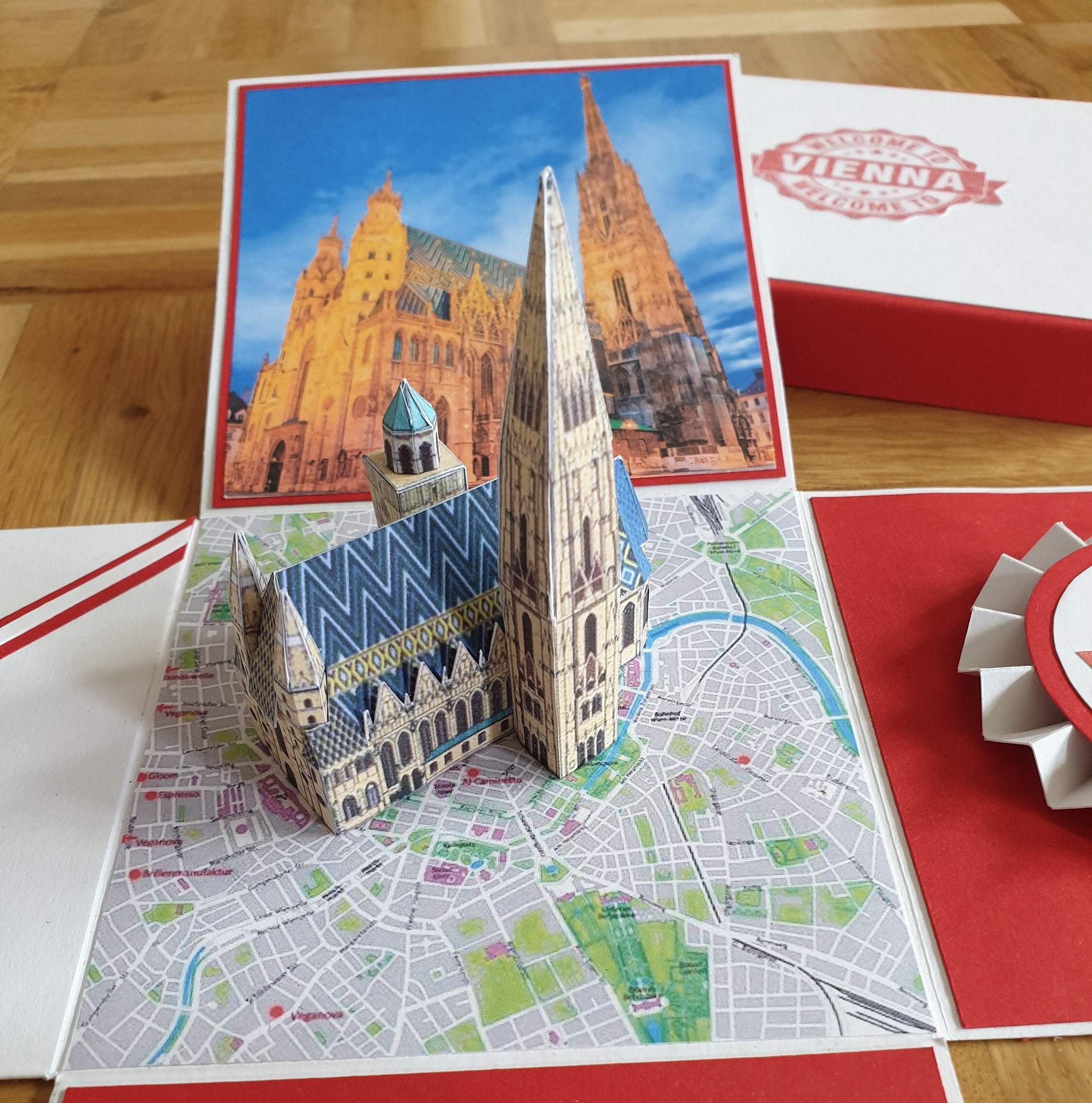 Explosion Box Vienna, Travel Voucher Vienna - Etsy