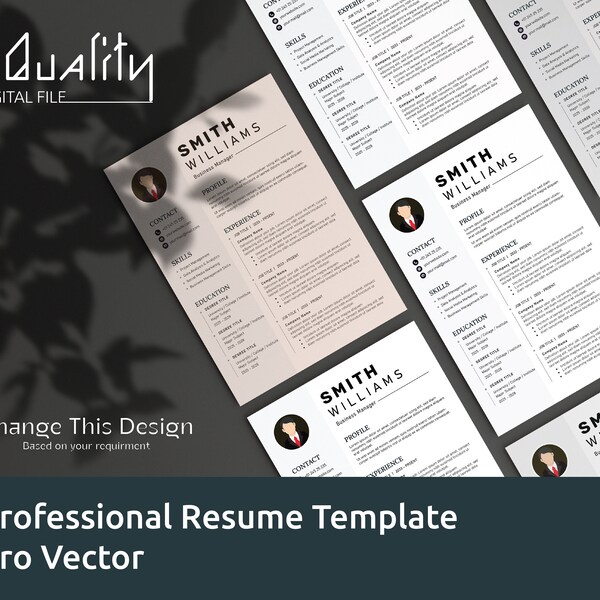 Ai Resume Template - Etsy