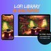 Lofi Library Wallpaper Cozy Study Room With Lush Greenery - Etsy