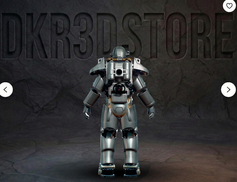 Post-apocalyptic Power Armor STL - Wasteland Warrior Miniature - Sci-fi ...