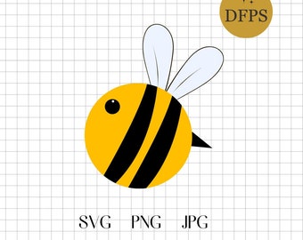 Bee SVG PNG - Etsy