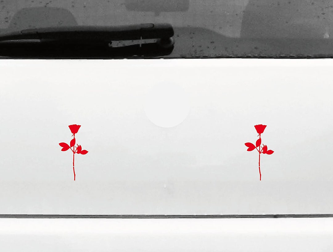 2er Set Rose Bowl Violator Depeche Mode Auto Aufklebe Violator DM ...