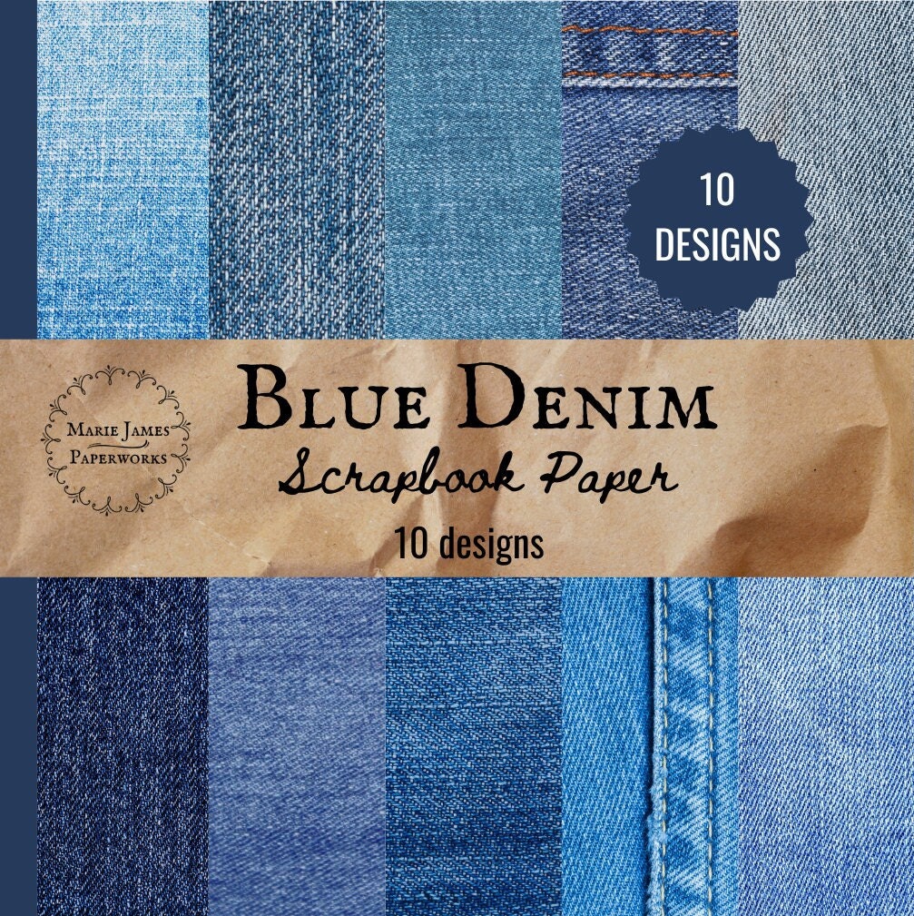 Denim Scrapbook Paper