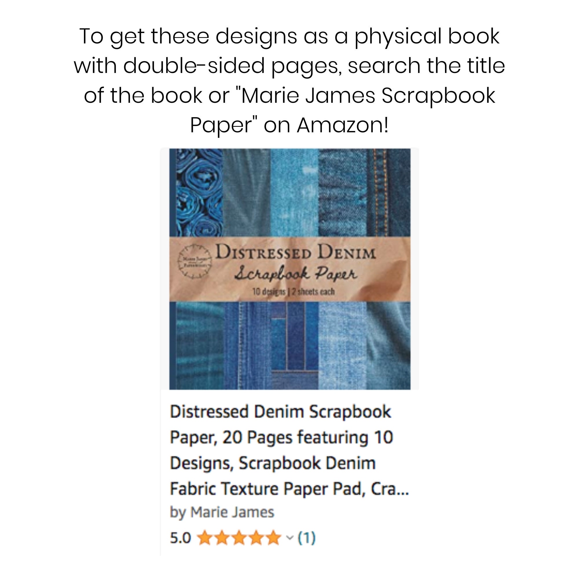 Distressed Blue Denim Scrapbook Paper | 10 Denim Fabric Texture ...