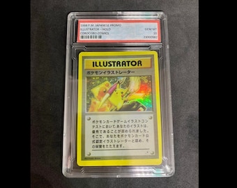 Psa 10 Pikachu Illustrator - Etsy