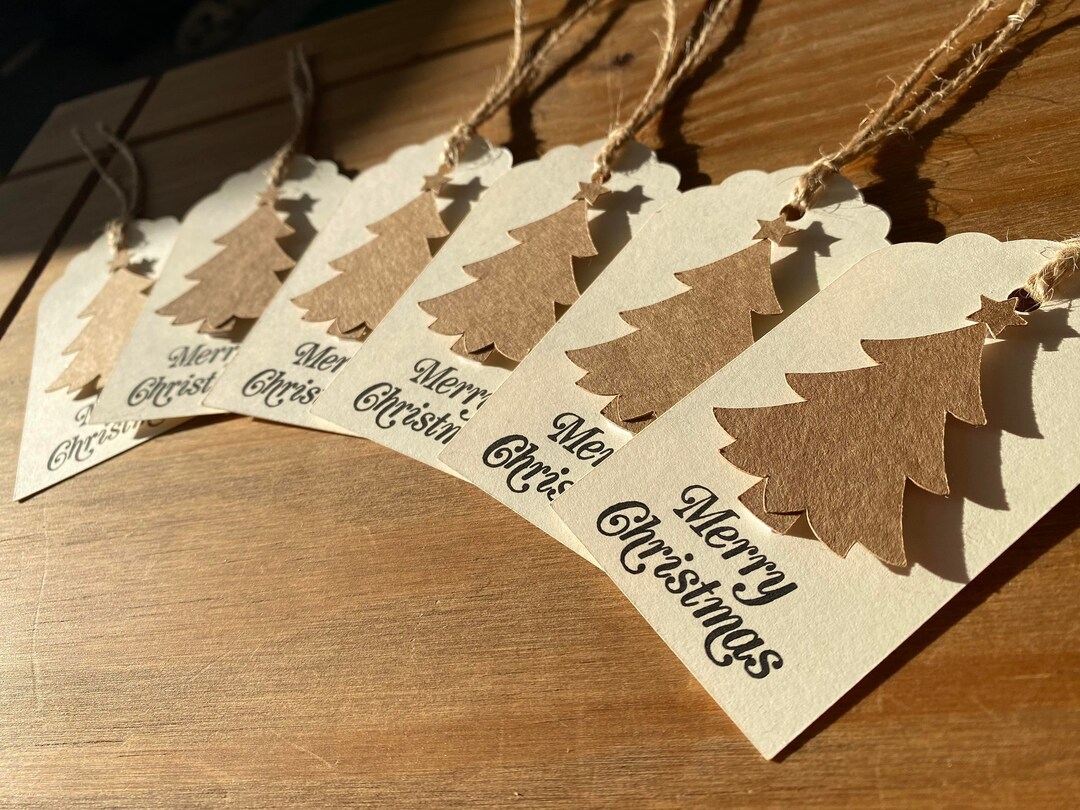 Christmas Tree Gift Tags Present Labels Gift Wrapping - Etsy