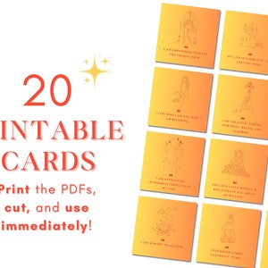 Digital Vision Board, Positive Affirmation Cards, Manifesting Kit, Self ...