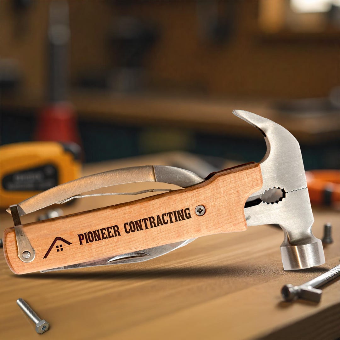 Custom Engraved Multitool Construction Contractor Gift Pocket Knife ...