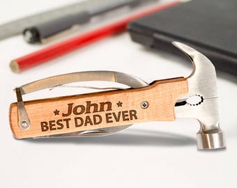 Personalized Engraved Hammer Multi Tool, Gifts for Him Boyfriend ...