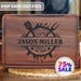 Engraved Cutting Board Personalized Board for Chef Cooking Gift for ...