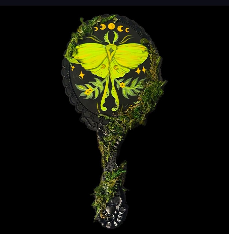 Moss Moth Mirror - Etsy