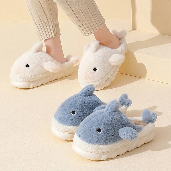 Shark Slippers - Etsy