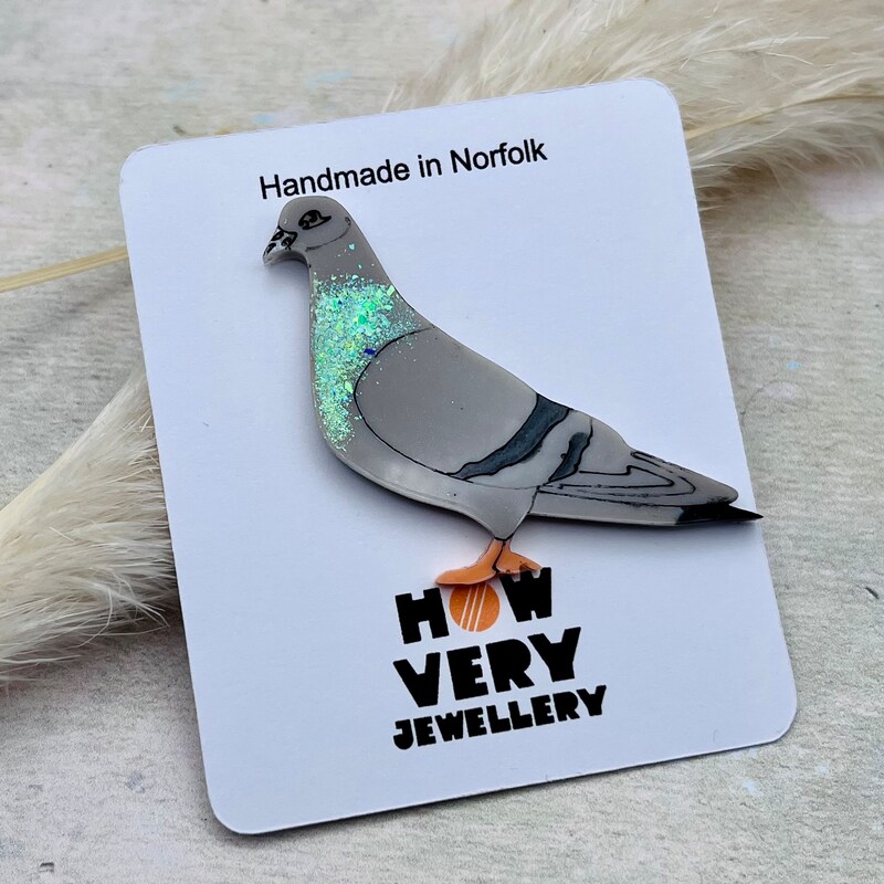 Pigeon Pin - Etsy