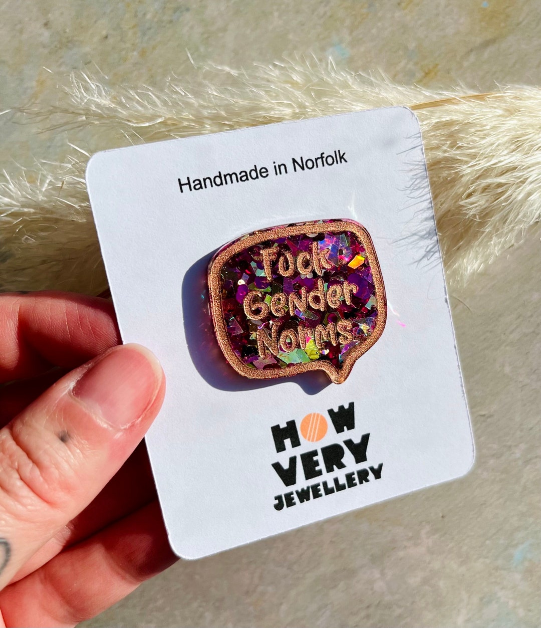 F**k Gender Norms Pin, End Gender Norms, LGBTQ, Lgbtqia, Queercore, Non ...