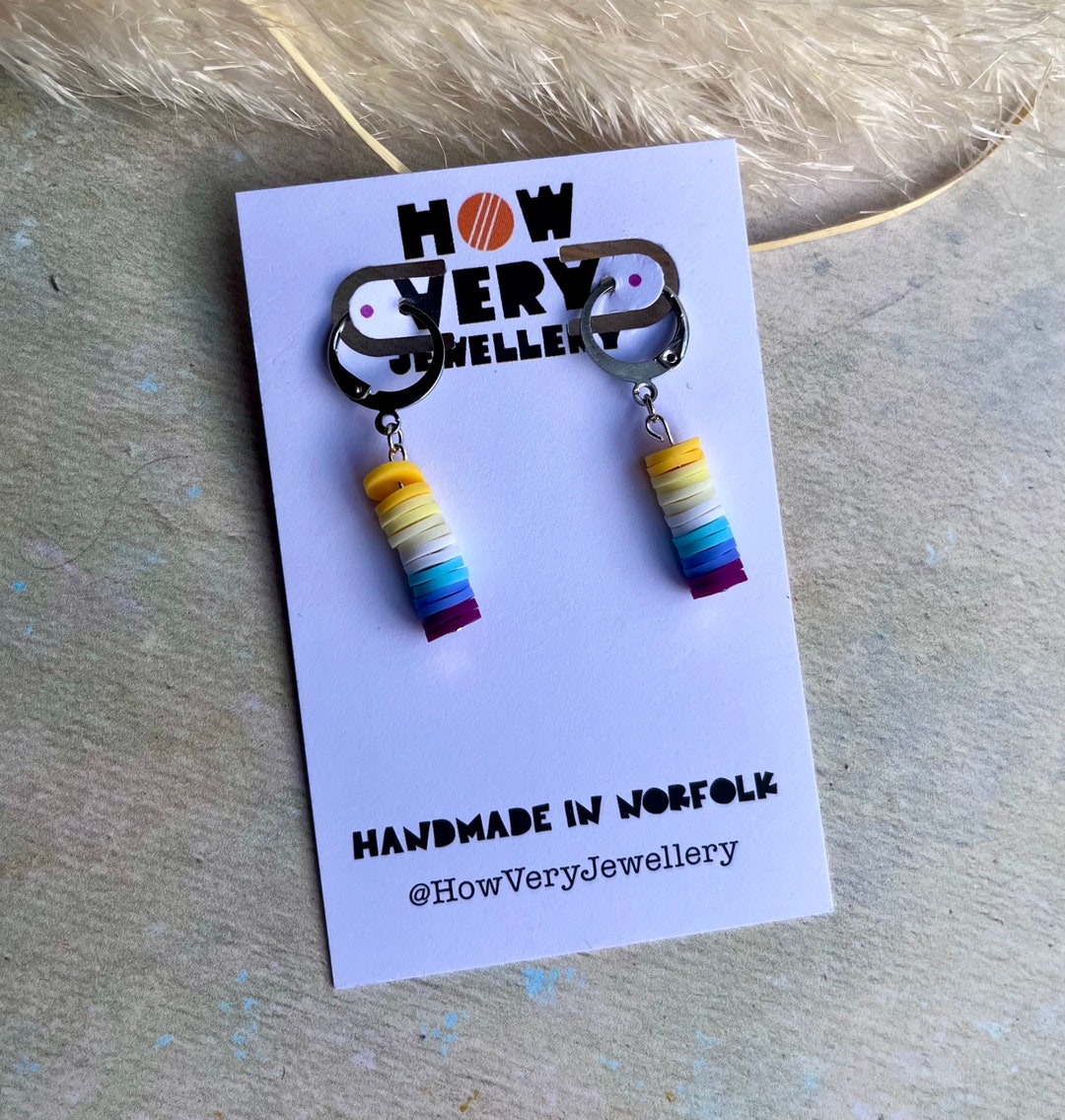 Genderfaun Flag Huggie Earrings, Queer, LGBTQ, LGBTQIA, Queercore ...