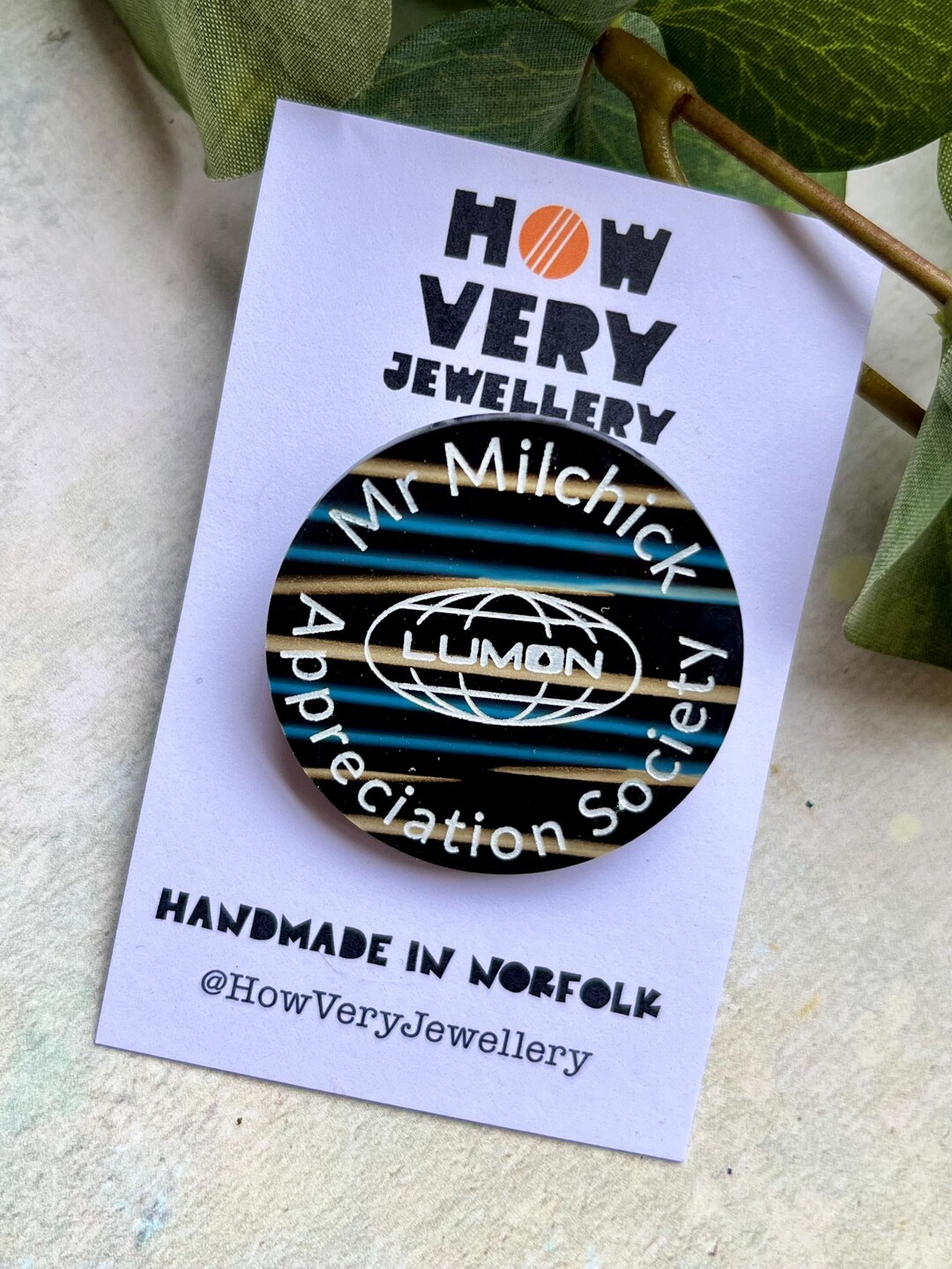 Severance Mr. Milchick Pin: Acrylic TV Show Badge - Etsy