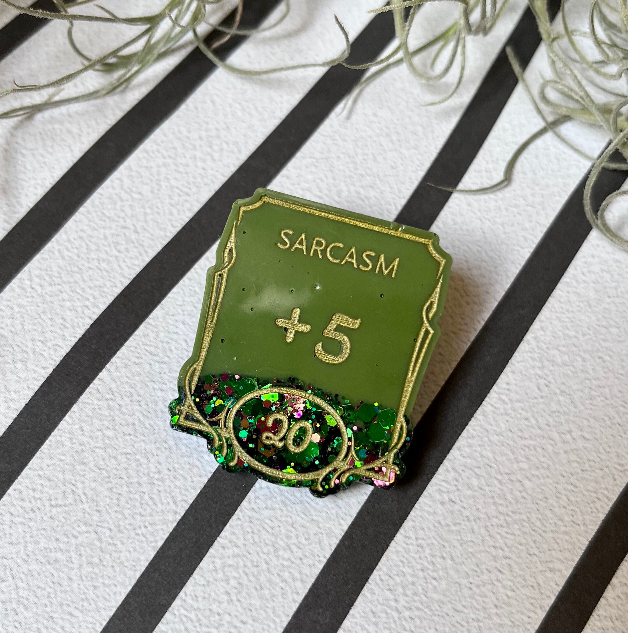 RPG DND Skyrim D&d Character Trait Pin/brooch/badge - Etsy UK