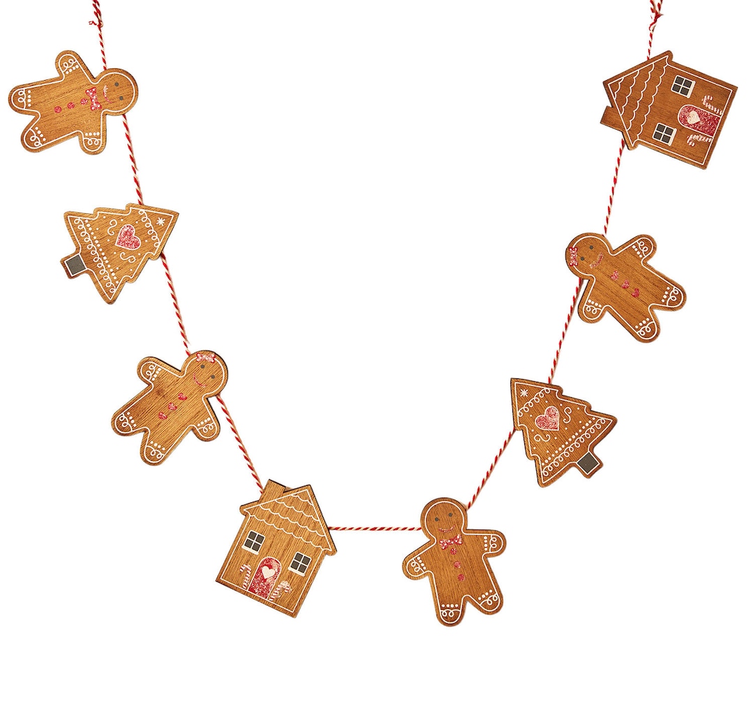Gingerbread Bunting - Etsy UK
