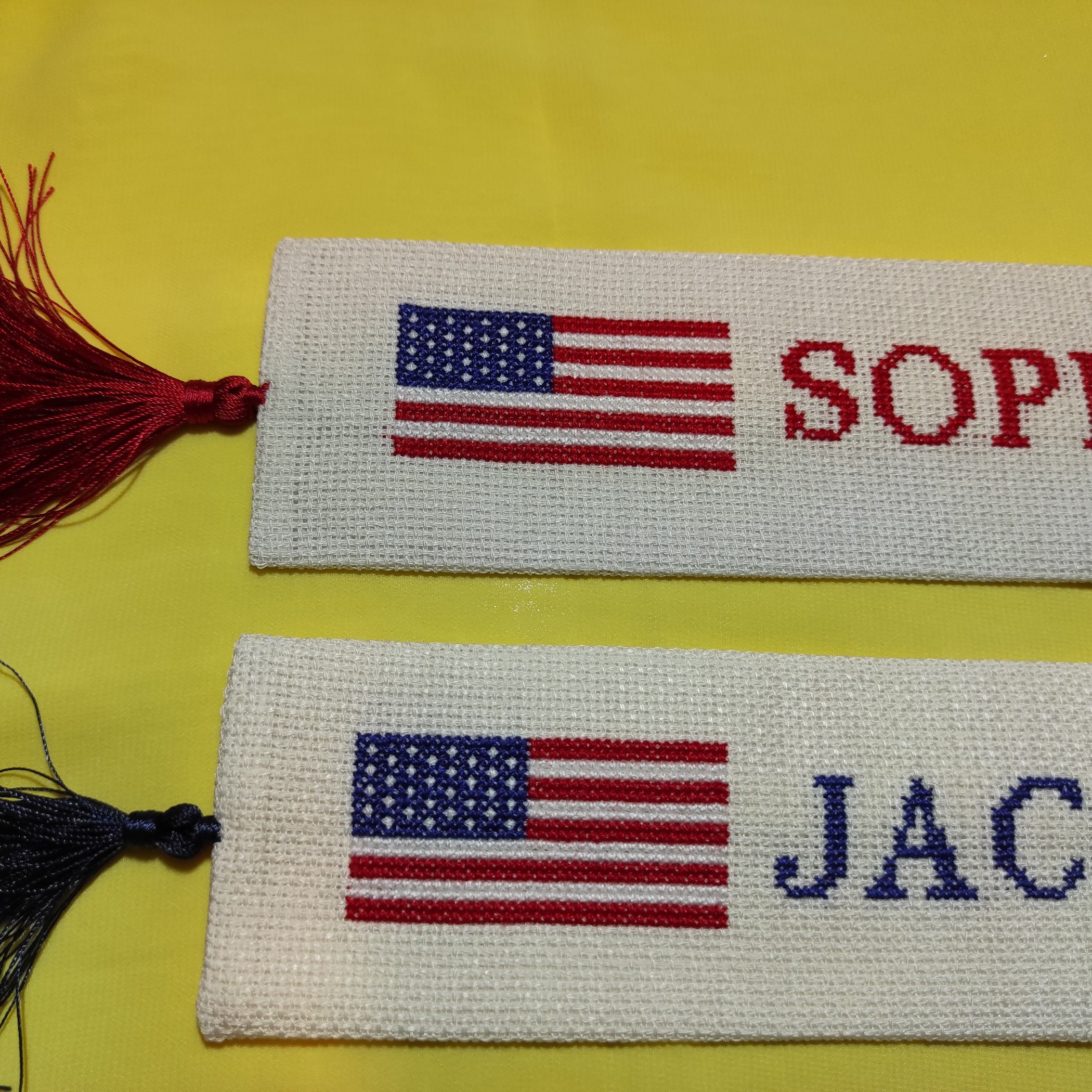 American Flag Bookmark Personalized Bookmark American Flag - Etsy