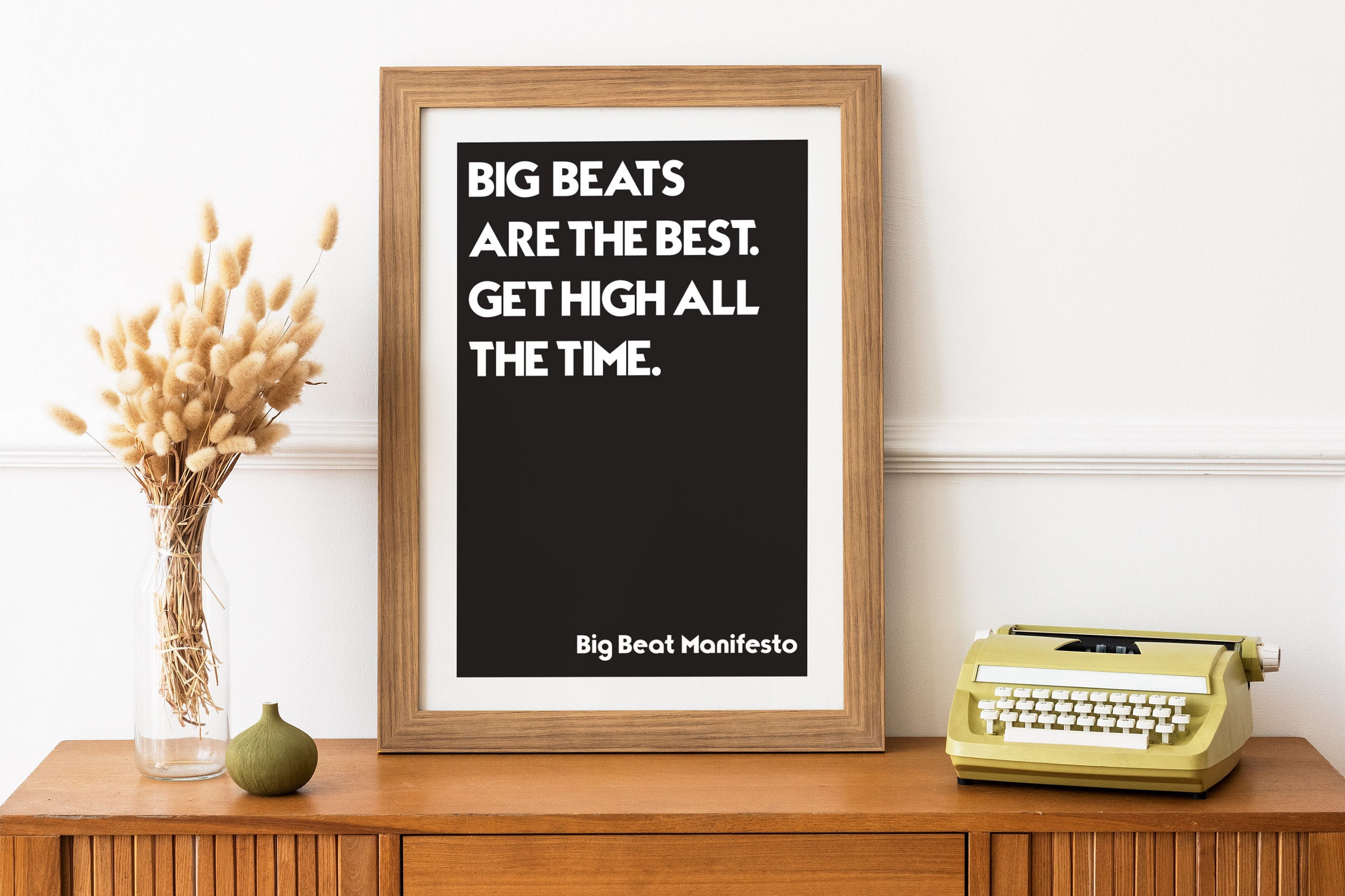 A4 Poster Digital Download | Peep Show | Quote | Big Beat Manifesto - Etsy