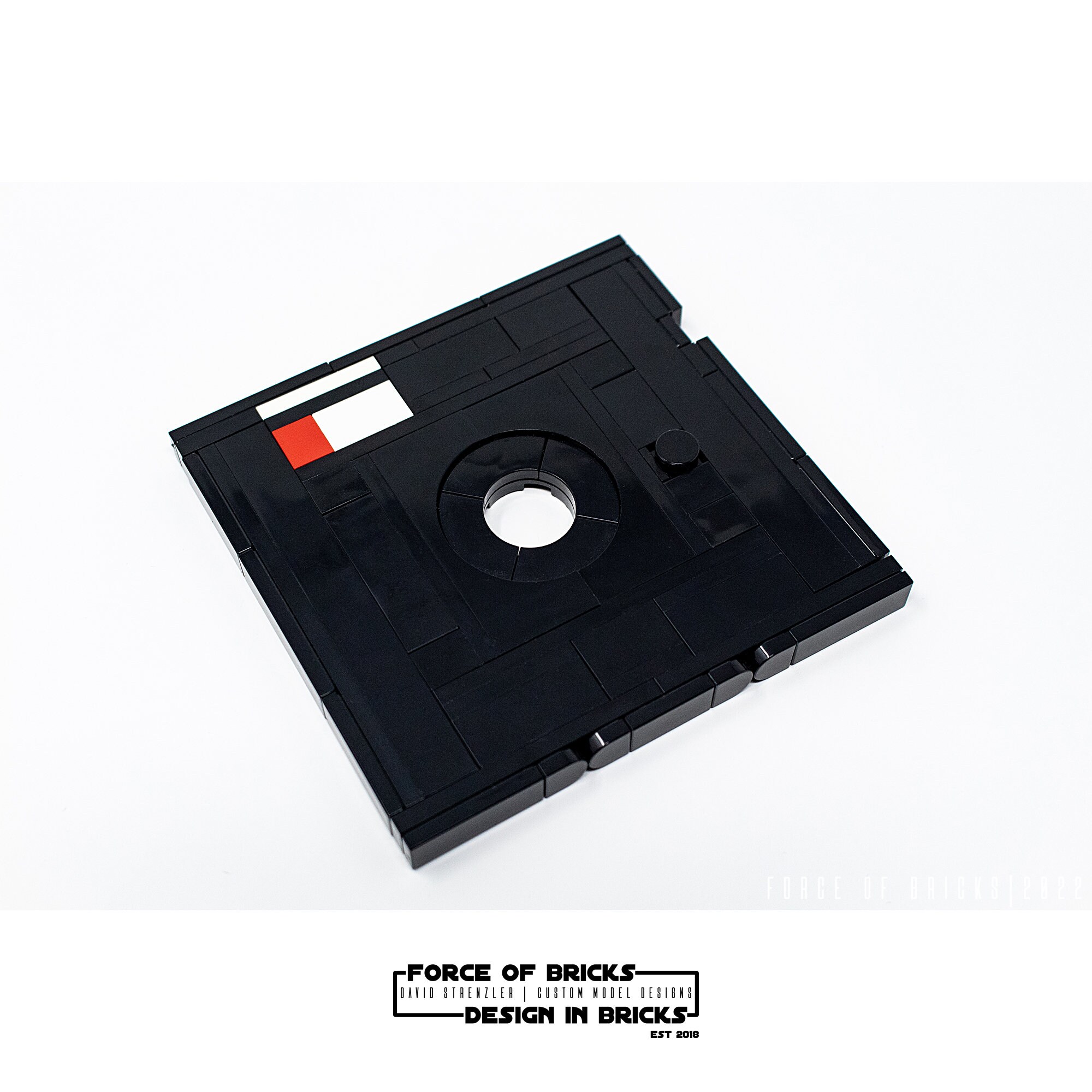 Retro Computer 5.25 Floppy Disk Force of Bricks Custom Building Kit ...