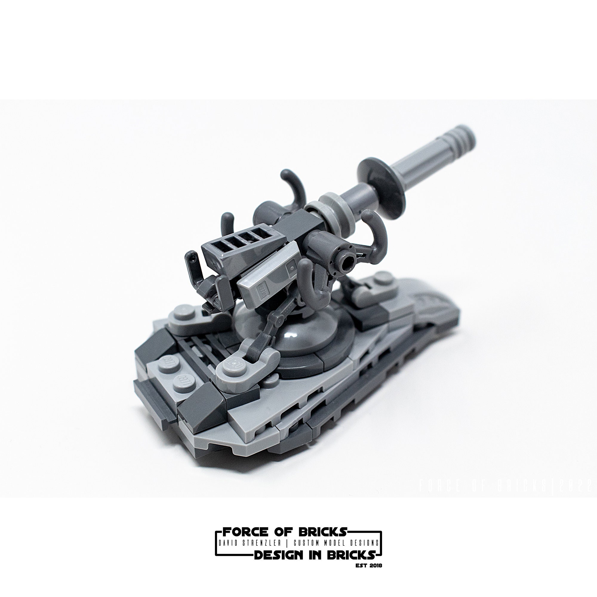 Mando Blaster Cannon Force of Bricks and Averstegge Brickdesign Custom ...