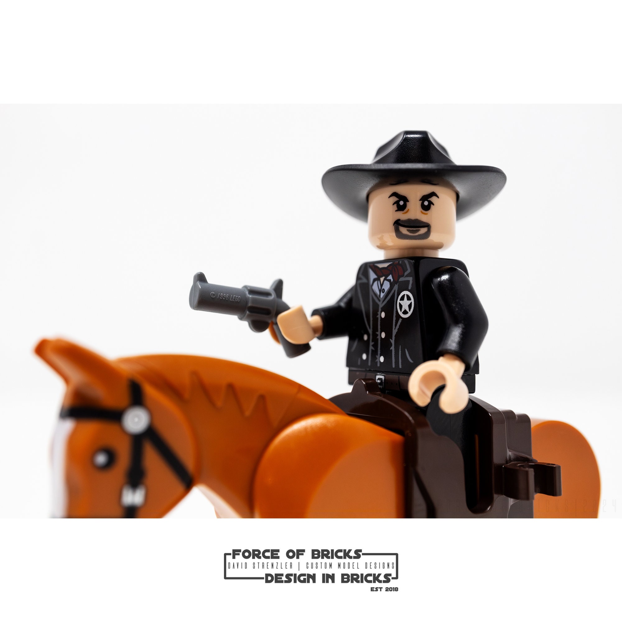 Jake Sheriff / Cowboy Custom LEGO® Minifigure - Etsy