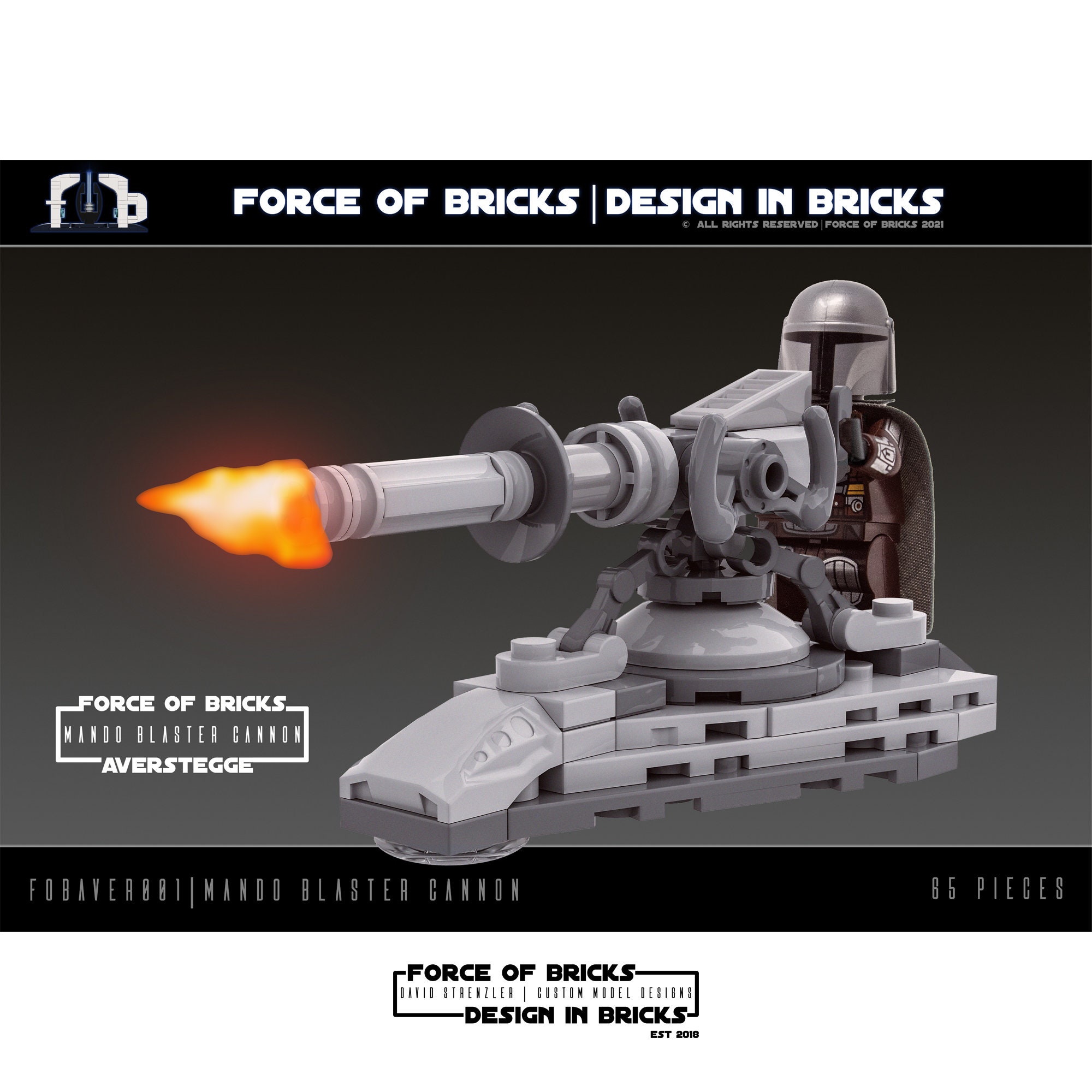 Mando Blaster Cannon | Force of Bricks and Averstegge Brickdesign ...