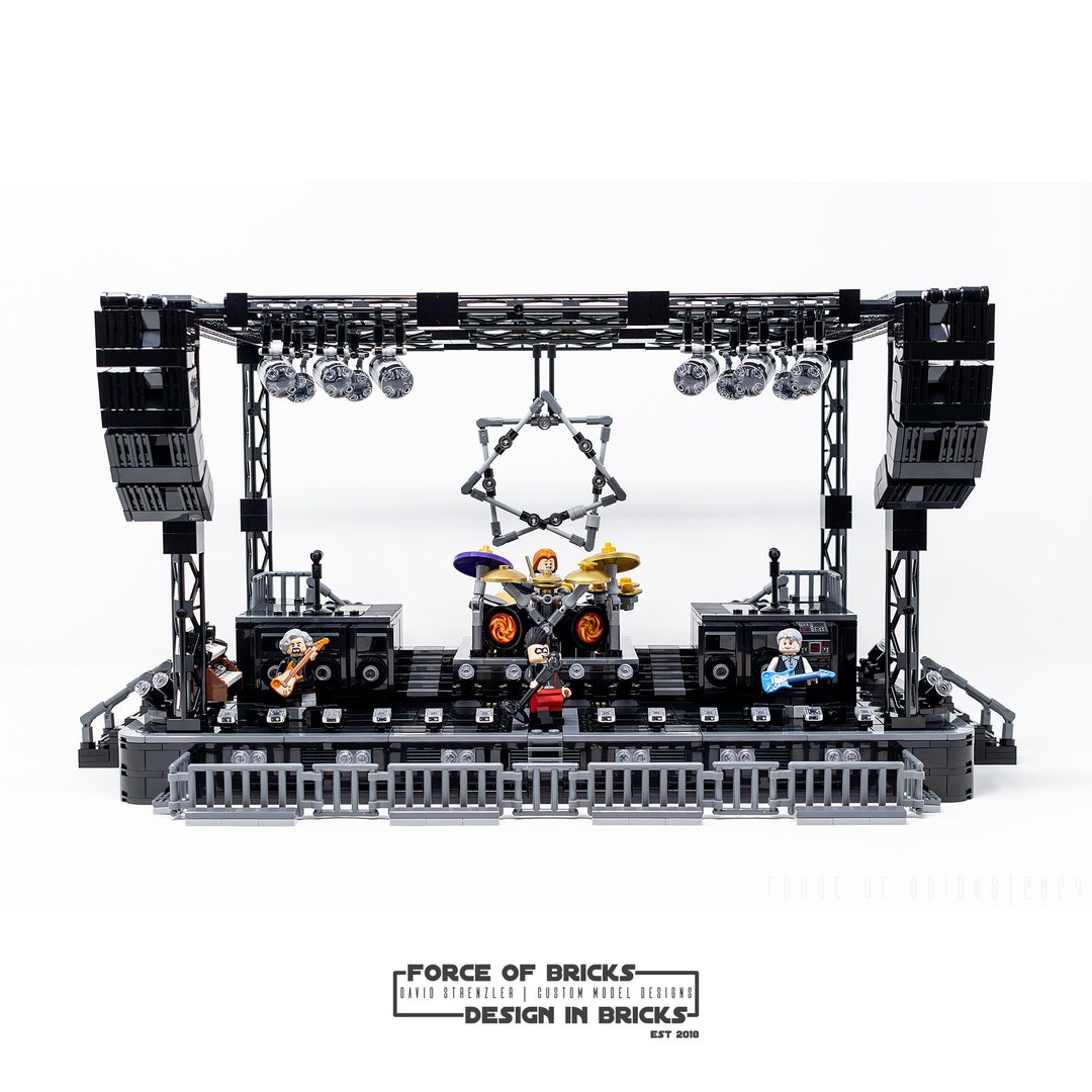 The Bricks Fit Concert Stage | Force of Bricks | Custom Building Kit ...