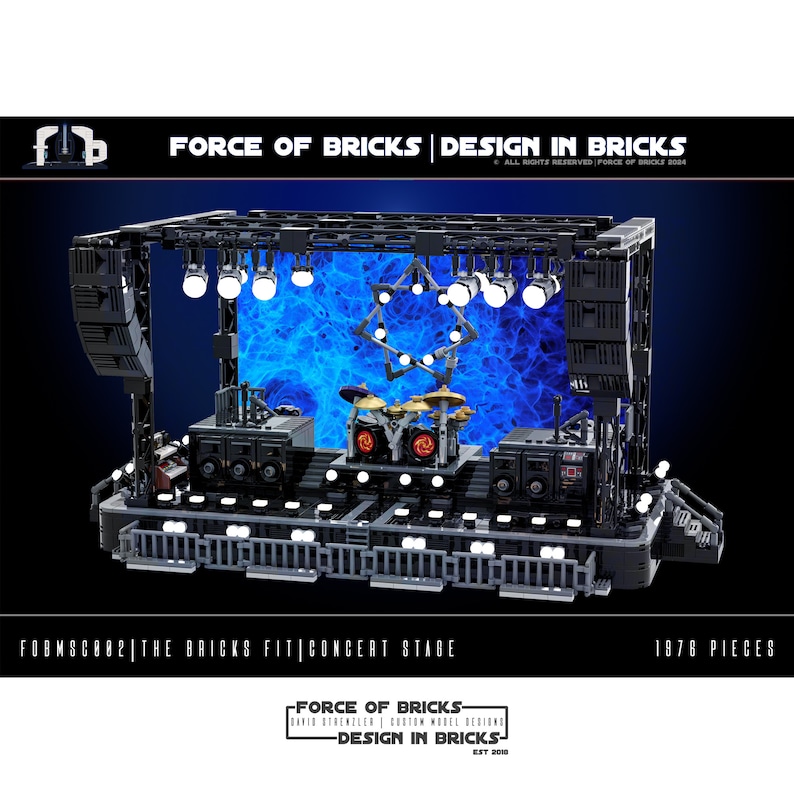 The Bricks Fit Concert Stage | Force of Bricks | Custom Building Kit ...