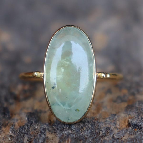 Prehnite Ring - Etsy