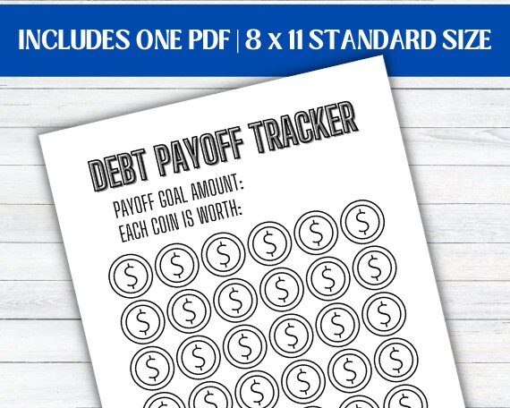 Debt Payoff Tracker Printable | Debt Payoff Challenge | Debt Payoff ...