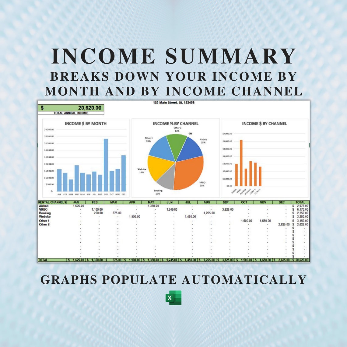 Airbnb Income & Expense Tracker | Airbnb Income Statement | Expense ...