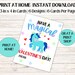 Unicorn Valentine Cards, Kids Valentine Cards, Printable School ...