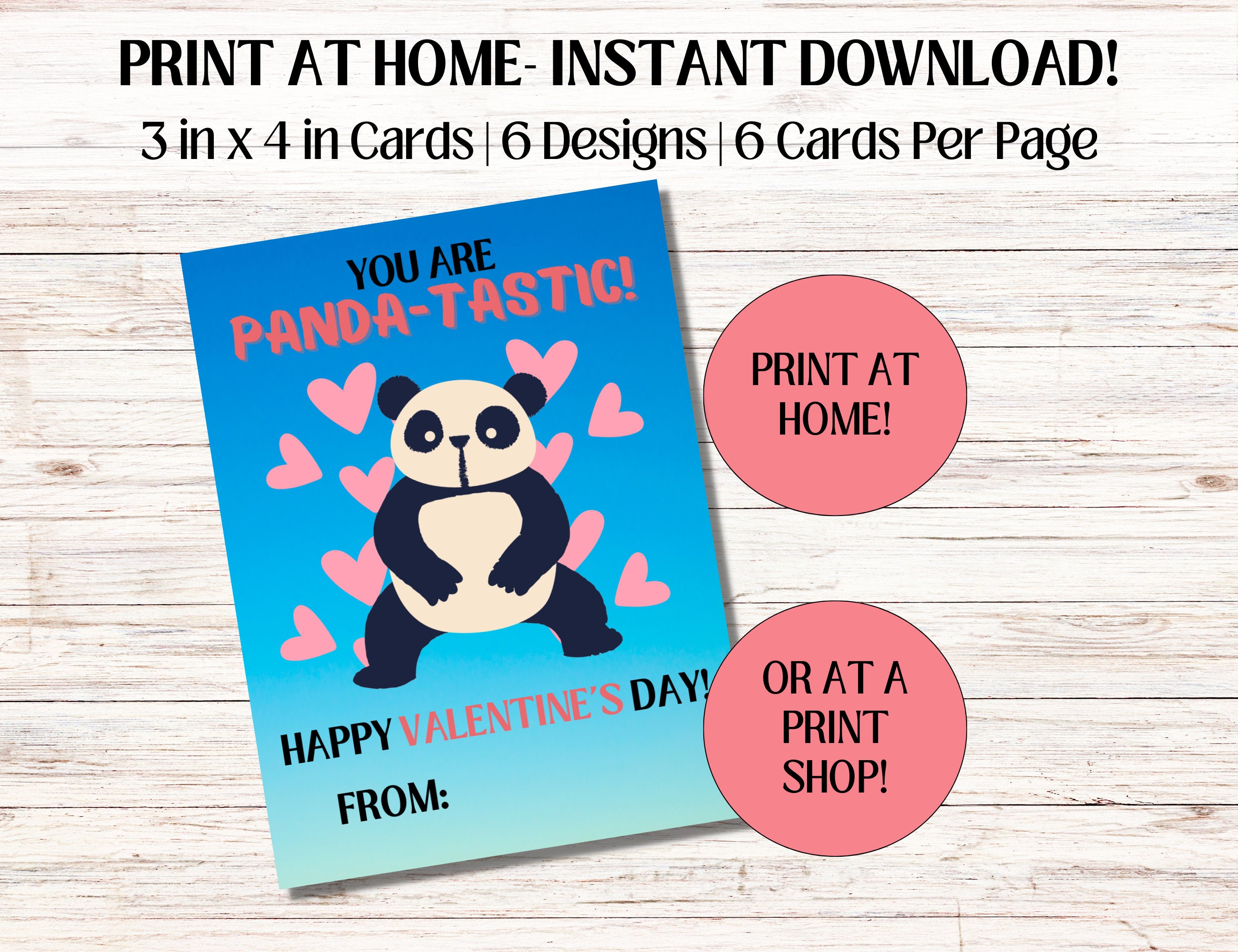 Animal Valentine Printable Cards for Kids| Wild Animal Valentine's Day ...
