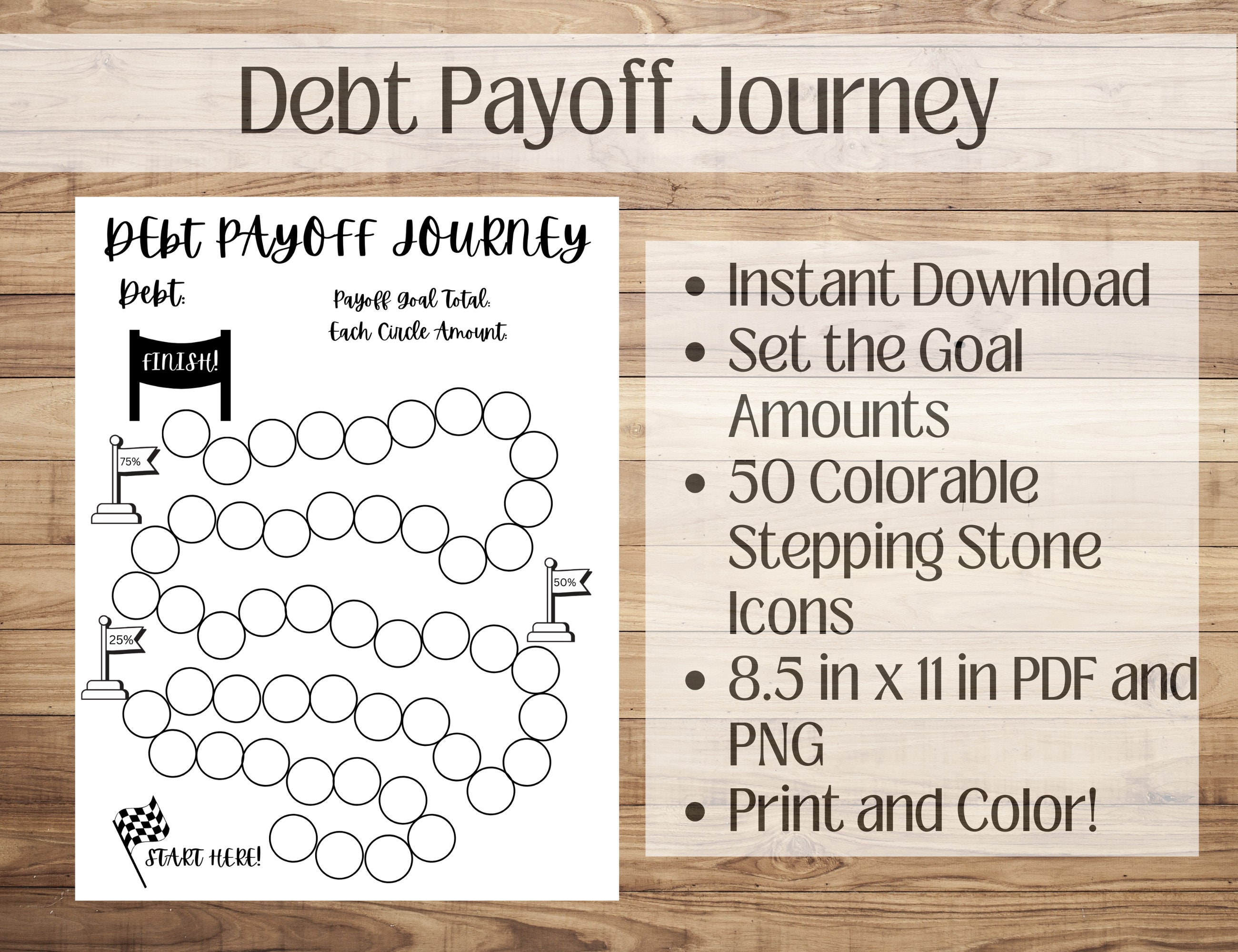 Debt Payoff Tracker | Debt Payoff Challenge Printable | Debt Payoff ...