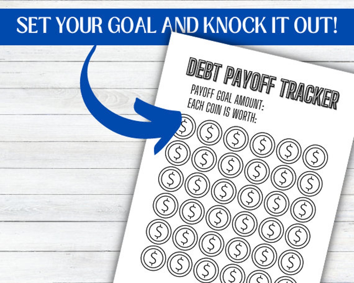 Debt Payoff Tracker Printable | Debt Payoff Challenge | Debt Payoff ...