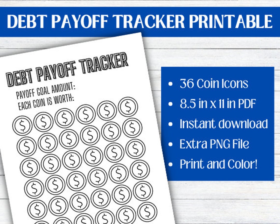 Debt Payoff Tracker Printable | Debt Payoff Challenge | Debt Payoff ...