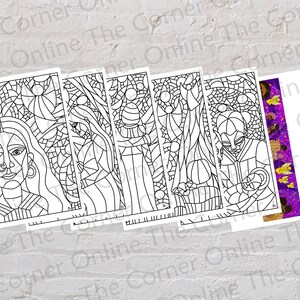 Digital Printable Colouring Painting Sheets | Journey to Christmas ...